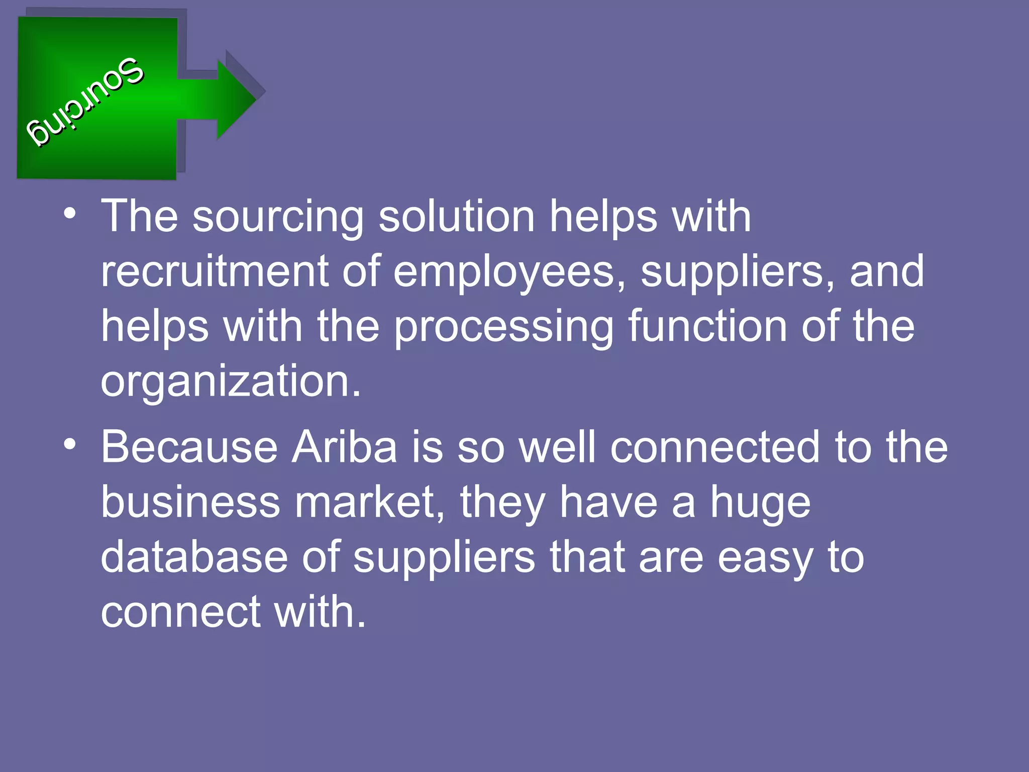 Ariba Spend Management | PPT