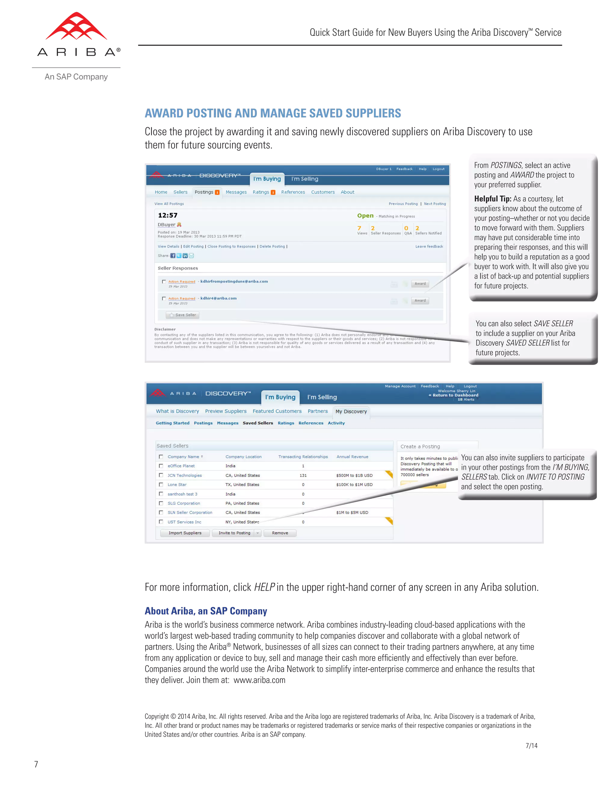 Ariba Discovery for "Walk-Up" Buyers | PDF
