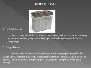 Ari bagus pratama presentasi baterai basah | PPTX