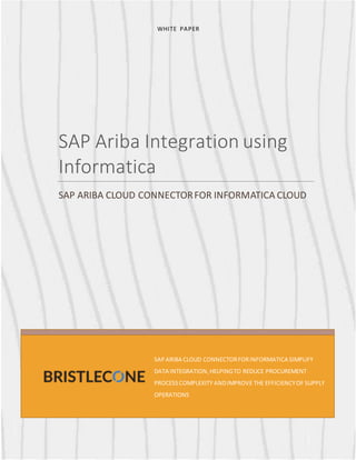 SAP Ariba Integration using Informatica | DOCX