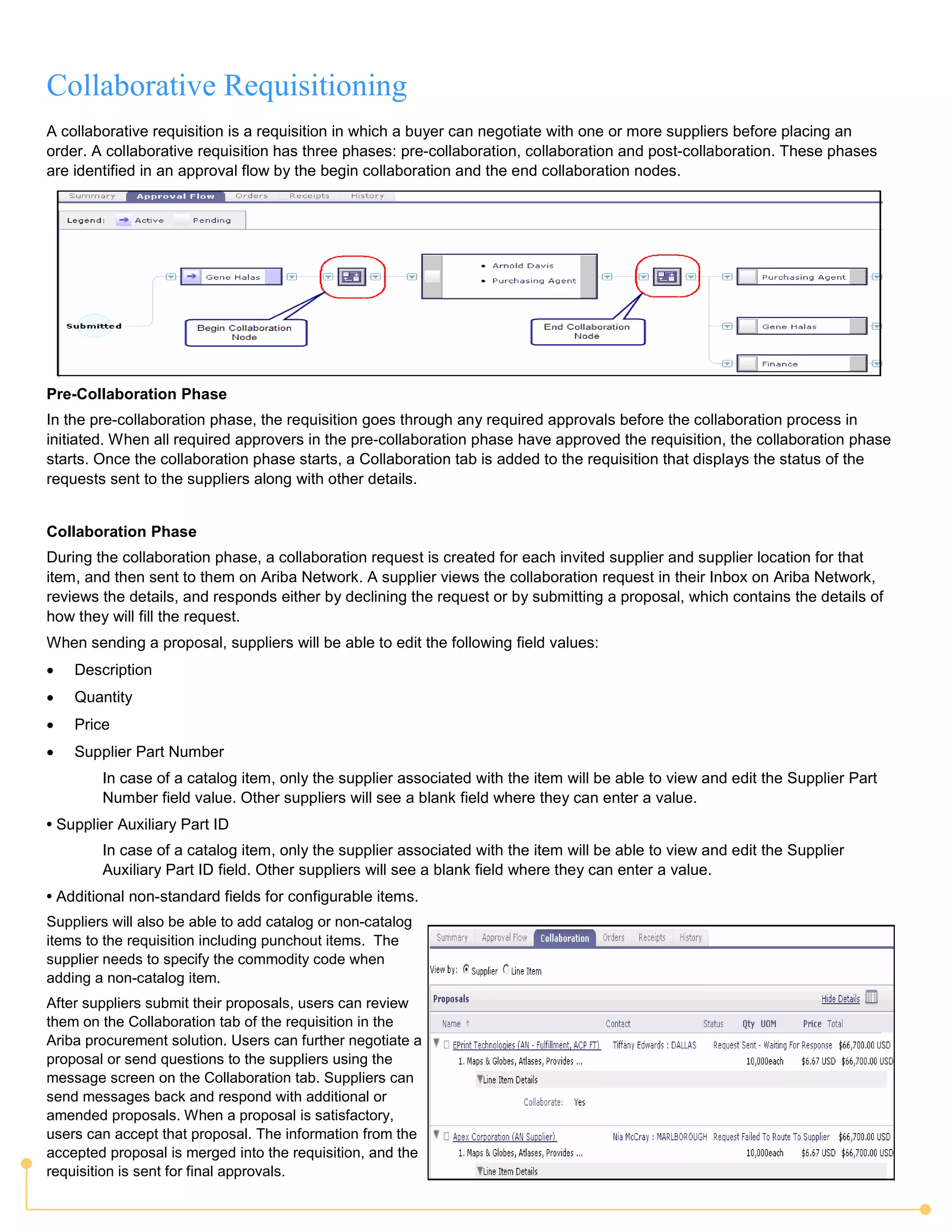 Ariba Knowledge Nuggets - Services Procurement Collaborative Requistioning | PDF