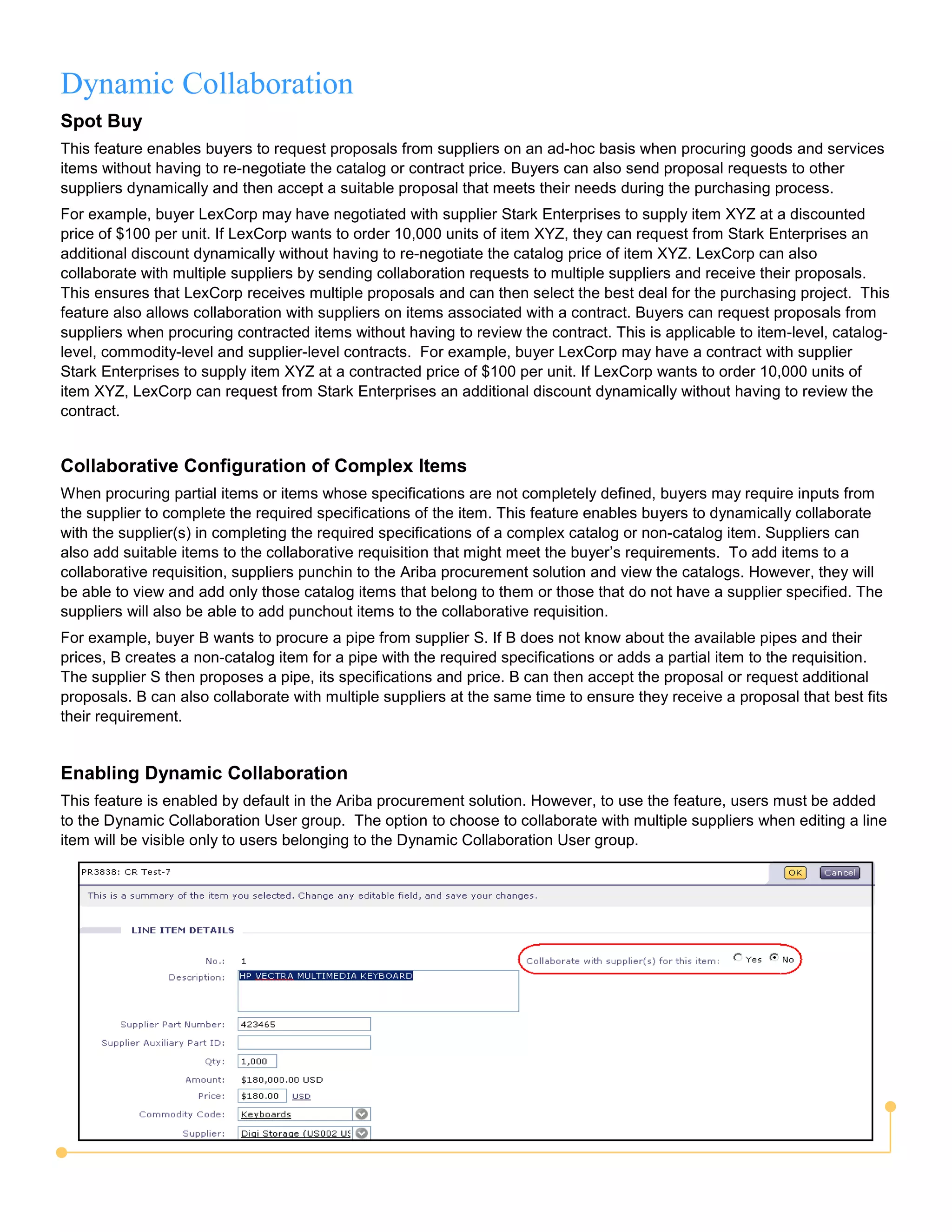 Ariba Knowledge Nuggets - Services Procurement Collaborative Requistioning | PDF