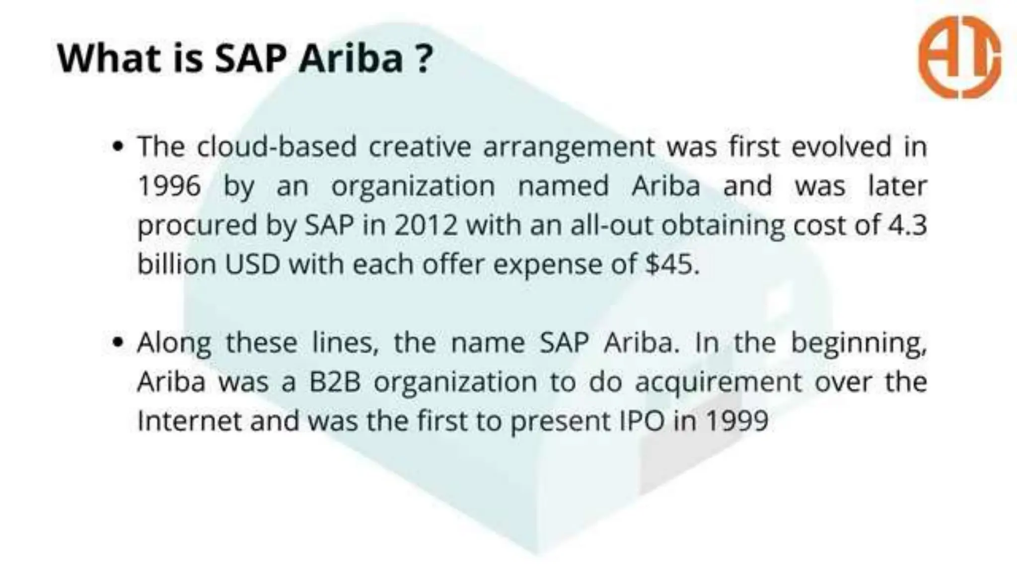 SAP Ariba Overview - SAP Ariba Training | PPTX