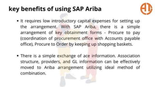 SAP Ariba Overview - SAP Ariba Training | PPTX
