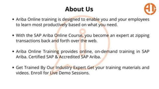 SAP Ariba Overview - SAP Ariba Training | PPTX