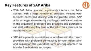 SAP Ariba Overview - SAP Ariba Training | PPTX