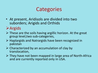 Aridisols | PPTX