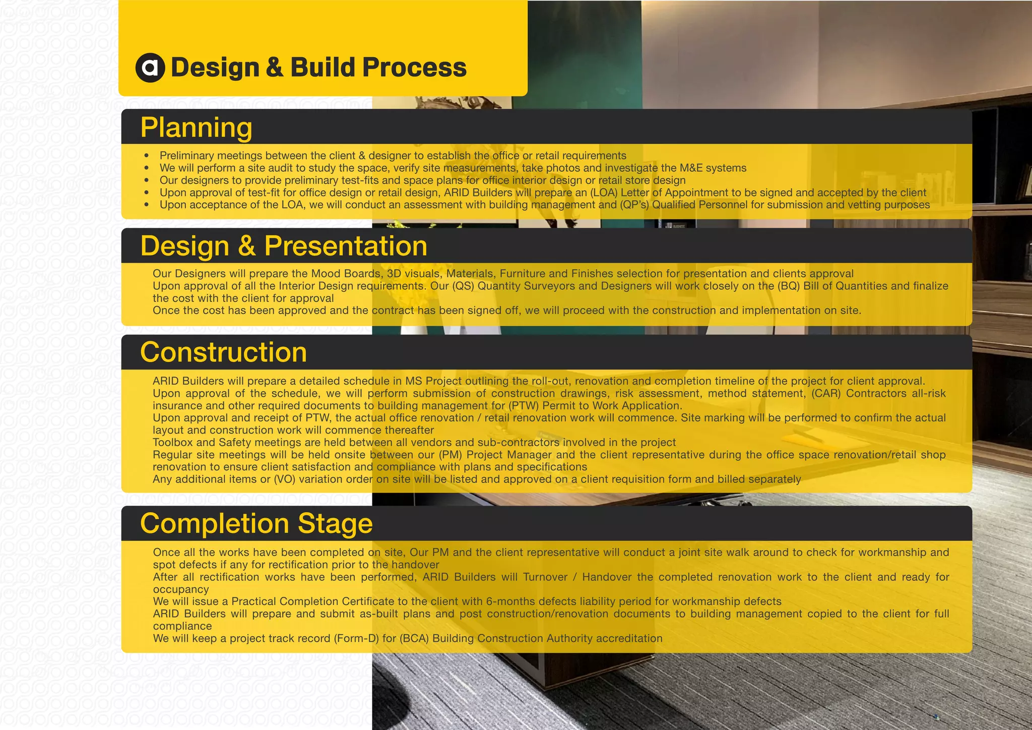 ARID Builders Pte Ltd Company Profile 2020 | PDF