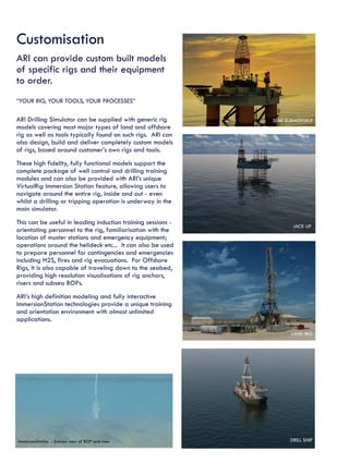 Advanced Full Mission Drilling Training Simulators | PDF