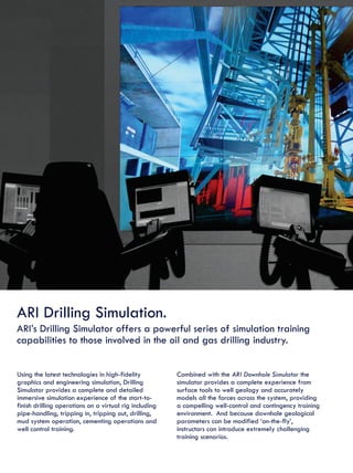 Advanced Full Mission Drilling Training Simulators | PDF