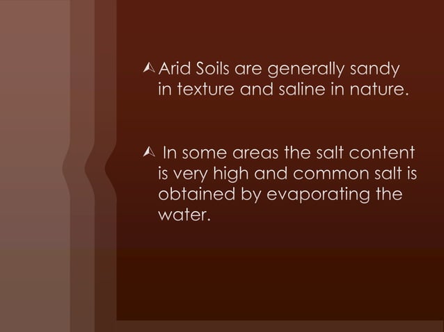 Arid soil | PPTX