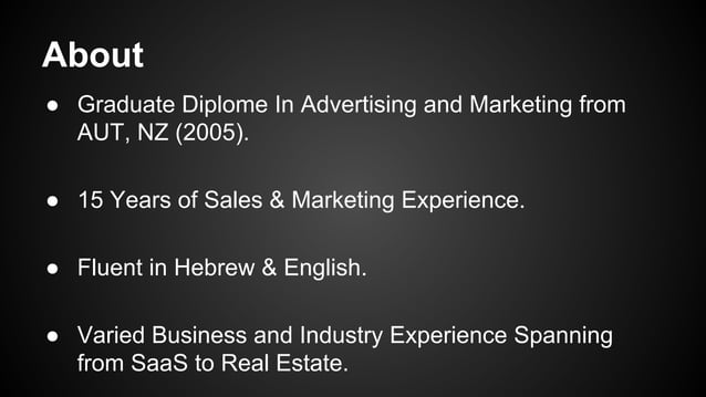 Ariel Levin - What I Do | PDF