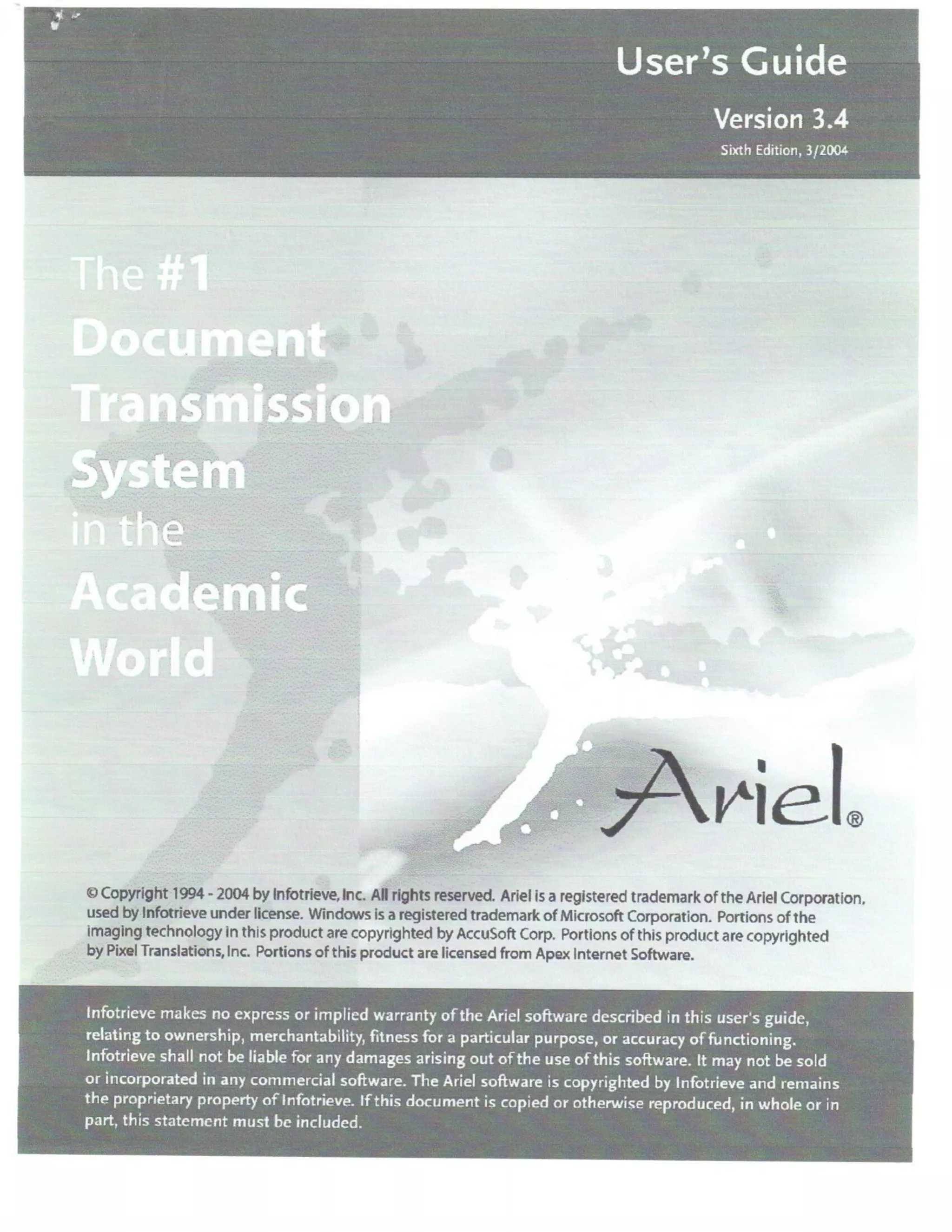 Ariel user guide version 3 | PDF