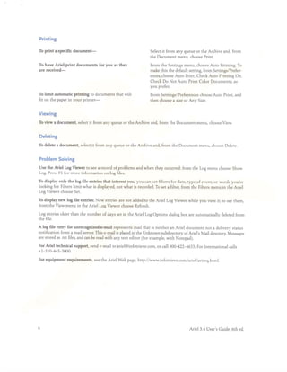 Ariel user guide version 3 | PDF