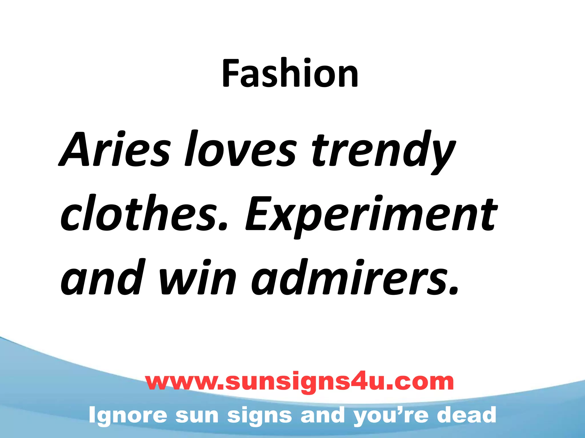 Aries Sun Sign Secrets | PPT