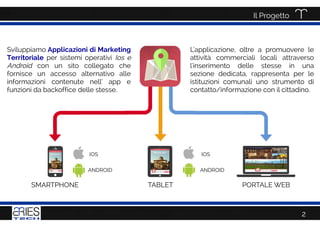 Aries Tech | App Ios e Android di Marketing Territoriale | PPT