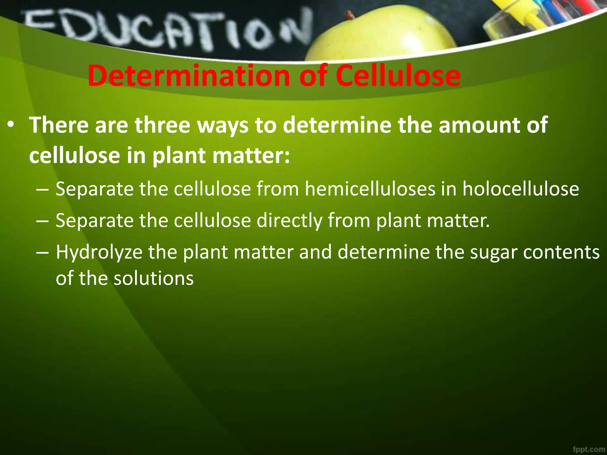 Presentation Slide of Cellulose- Arifuzzaman Arif | PPTX