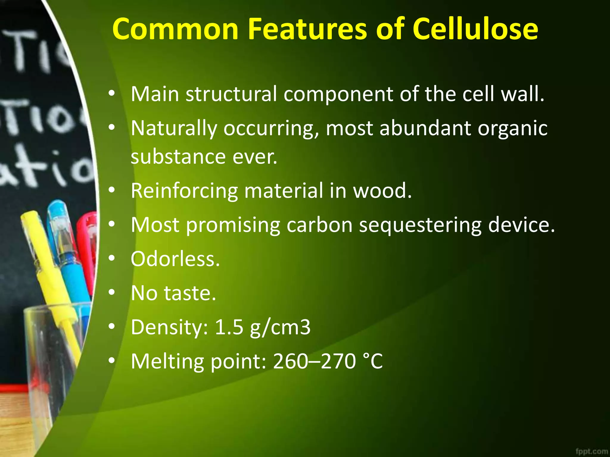Presentation Slide of Cellulose- Arifuzzaman Arif | PPTX