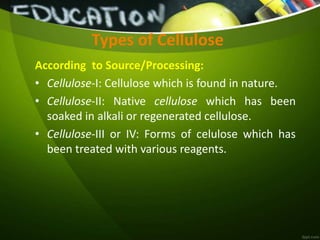 Presentation Slide of Cellulose- Arifuzzaman Arif | PPTX