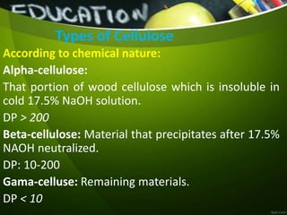 Presentation Slide of Cellulose- Arifuzzaman Arif | PPTX