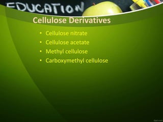Presentation Slide of Cellulose- Arifuzzaman Arif | PPTX