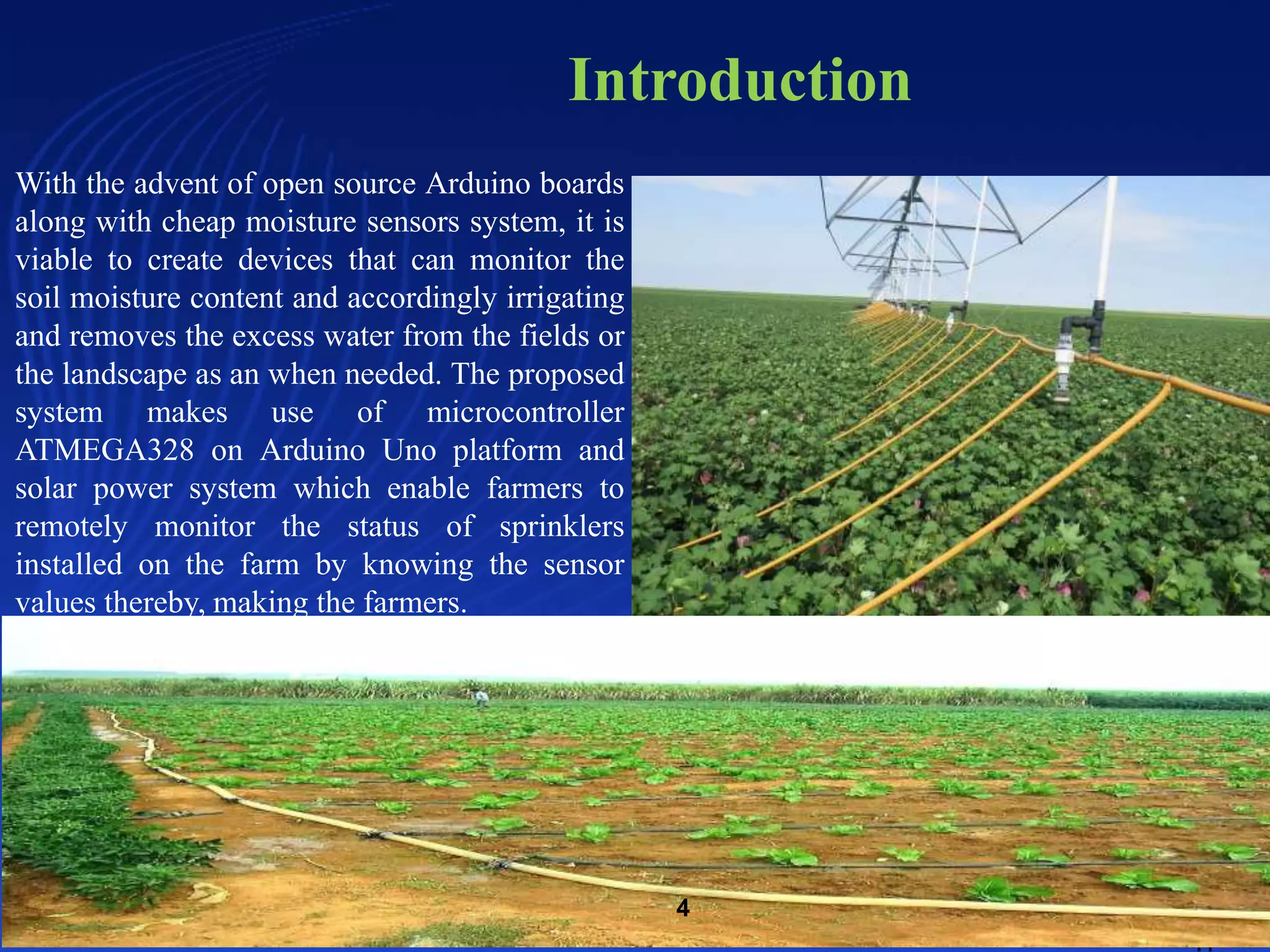 Solar Power Based Automatic Irrigation System | PPT