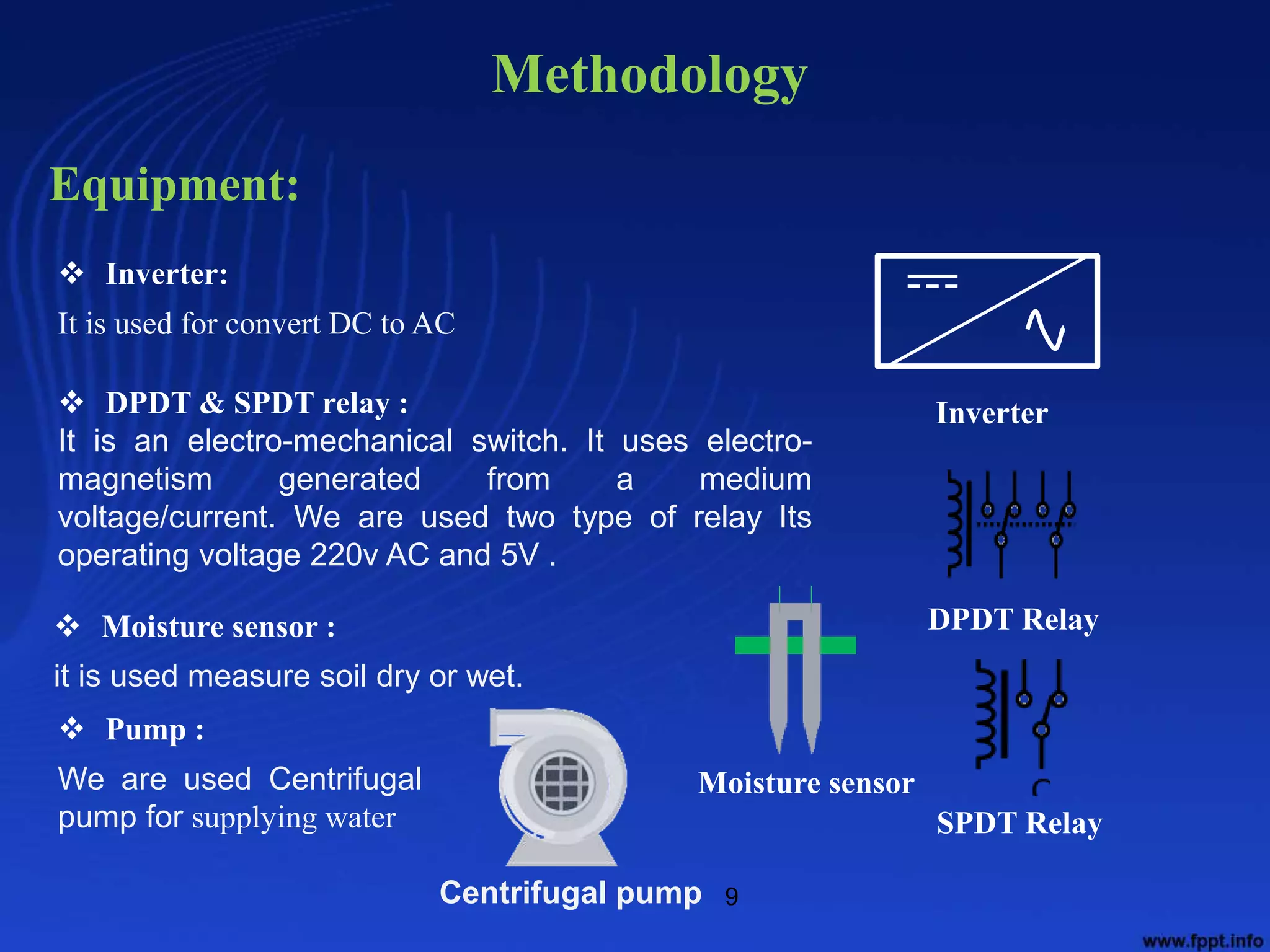 Solar Power Based Automatic Irrigation System | PPT