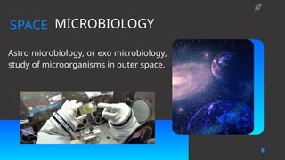 Space Microbiology - Food and Environmental Microbiology | PPTX