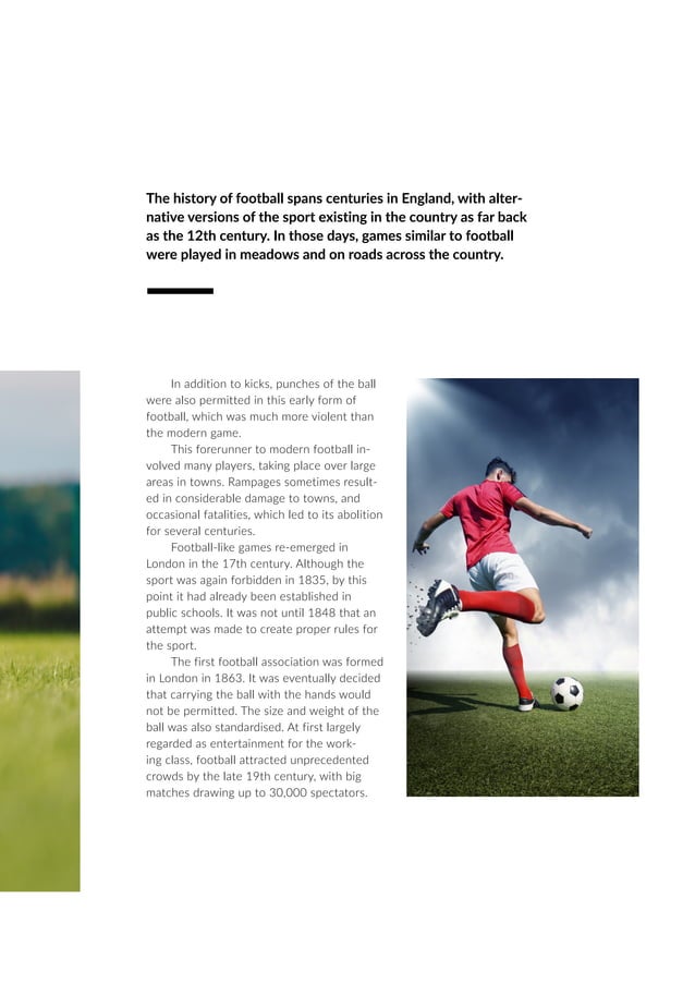 A History of the Sport of Football | PDF