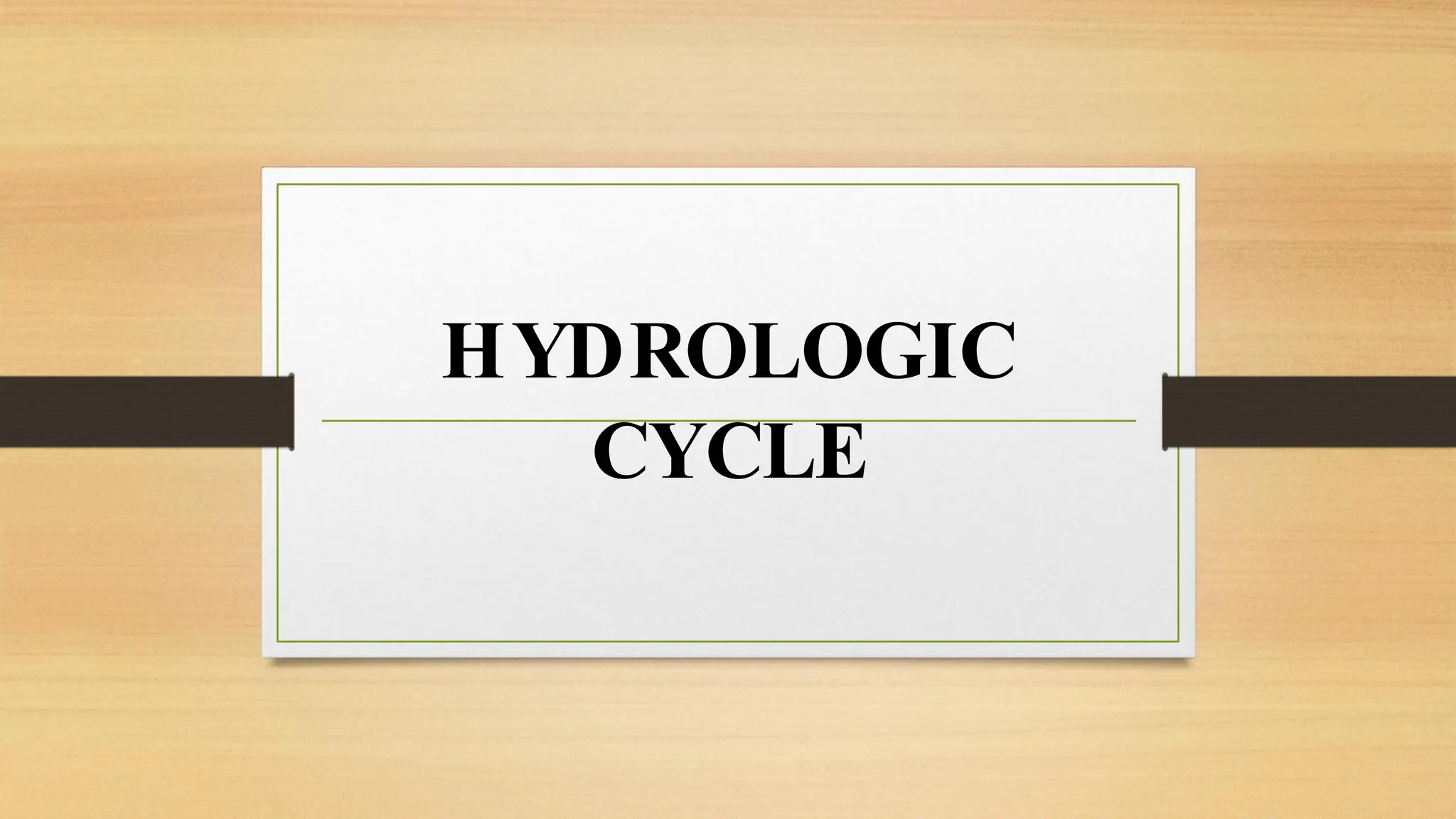 Hydrology is the science which deals with the occurrence, distributionand disposal of water on ...