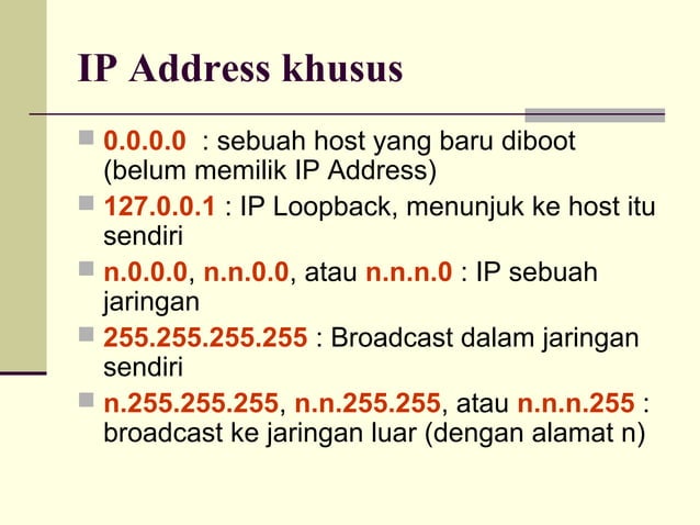 Jaringan Komputer - IP Adreess | PPS