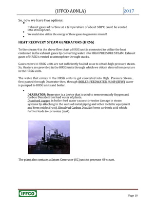 IFFCO Training Report 2017- Arif Khan | PDF