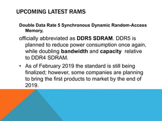 Ram and its Components | PPTX