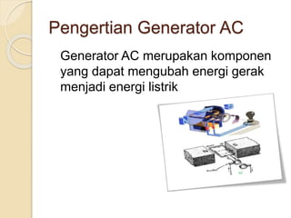 Arif wicaksono motor ac & generator ac teknik tenaga listrik | PPTX
