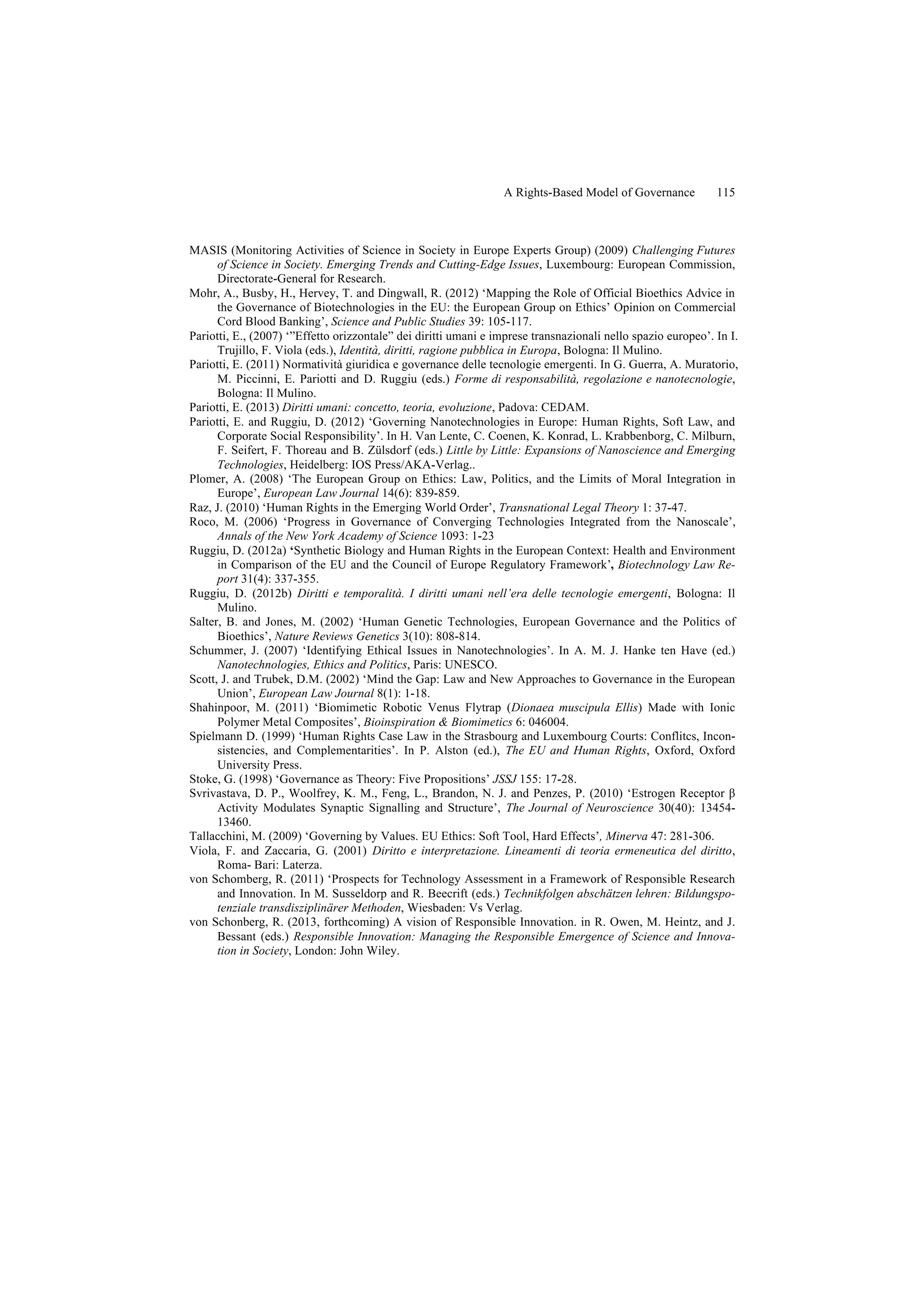 A rights based model of governance - the case of human enhancement | PDF