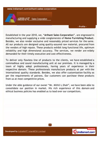 Arihant Sales Corporation, Mumbai, Sports Flooring | PDF | Woodworking ...