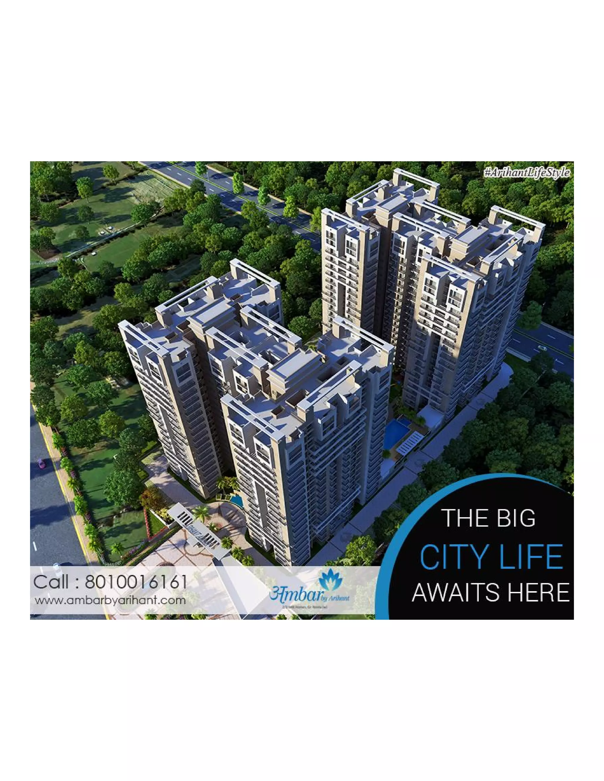 Arihant Ambar Luxury Apartment in Noida Extesion | PDF