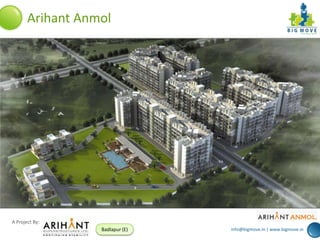 Arihant Anmol Badlapur | Arihant Anmol Project in Badlapur East Mumbai | PPT