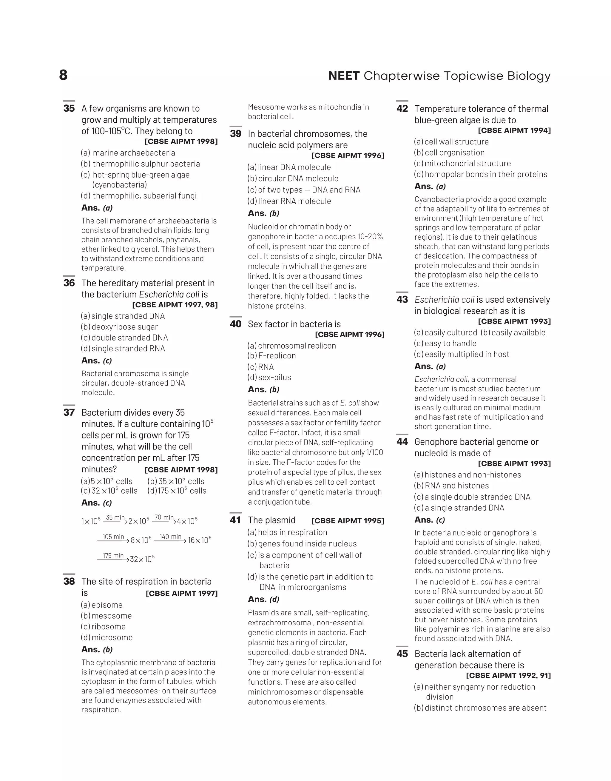 Arihant Biology 34 Years NEET PYQ.pdf | Educational Assessment | Education