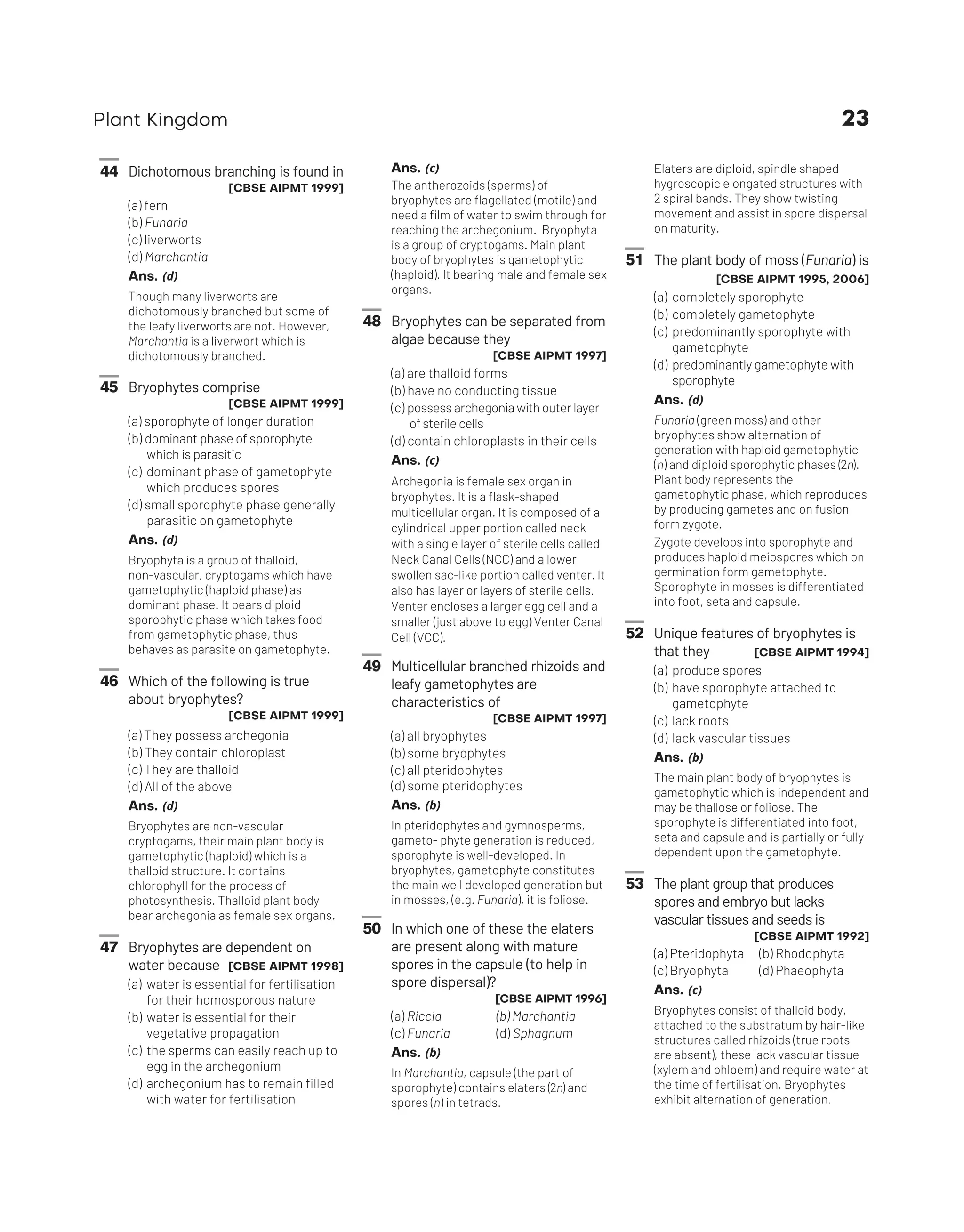 Arihant Biology 34 Years NEET PYQ.pdf | Educational Assessment | Education