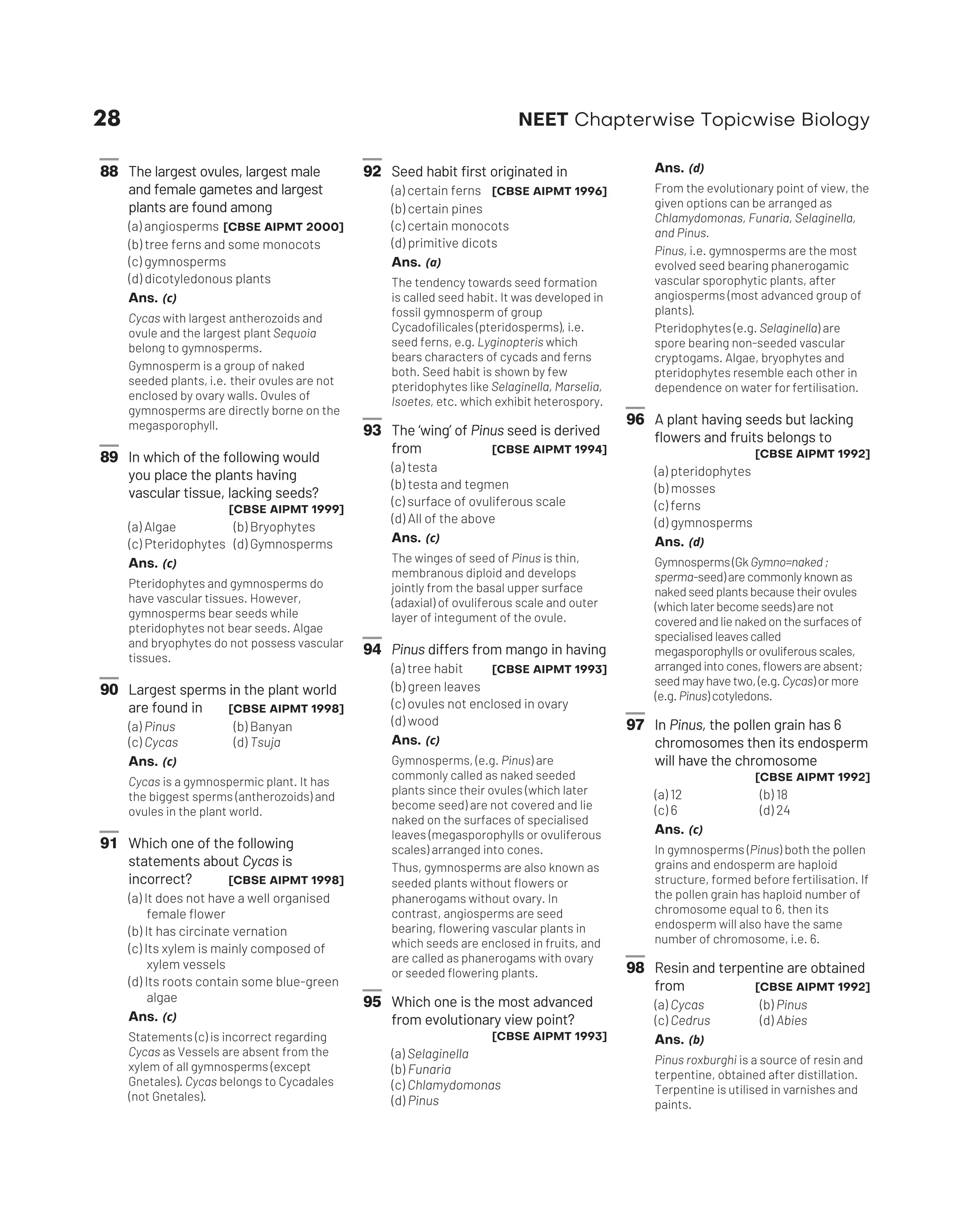 Arihant Biology 34 Years NEET PYQ.pdf | Educational Assessment | Education