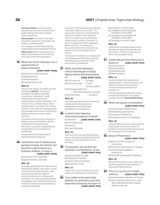 Arihant Biology 34 Years NEET PYQ.pdf | Educational Assessment | Education