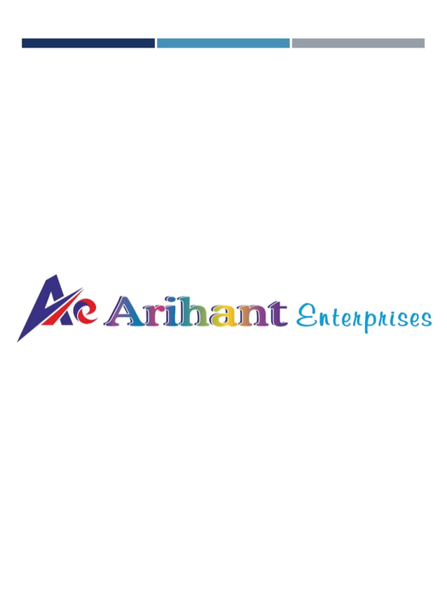 Arihant enterprises detailed catalouge 2021 | PPTX