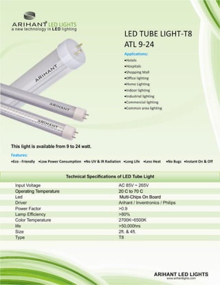 Arihant LED Lights, Pune, LED Lights | PDF