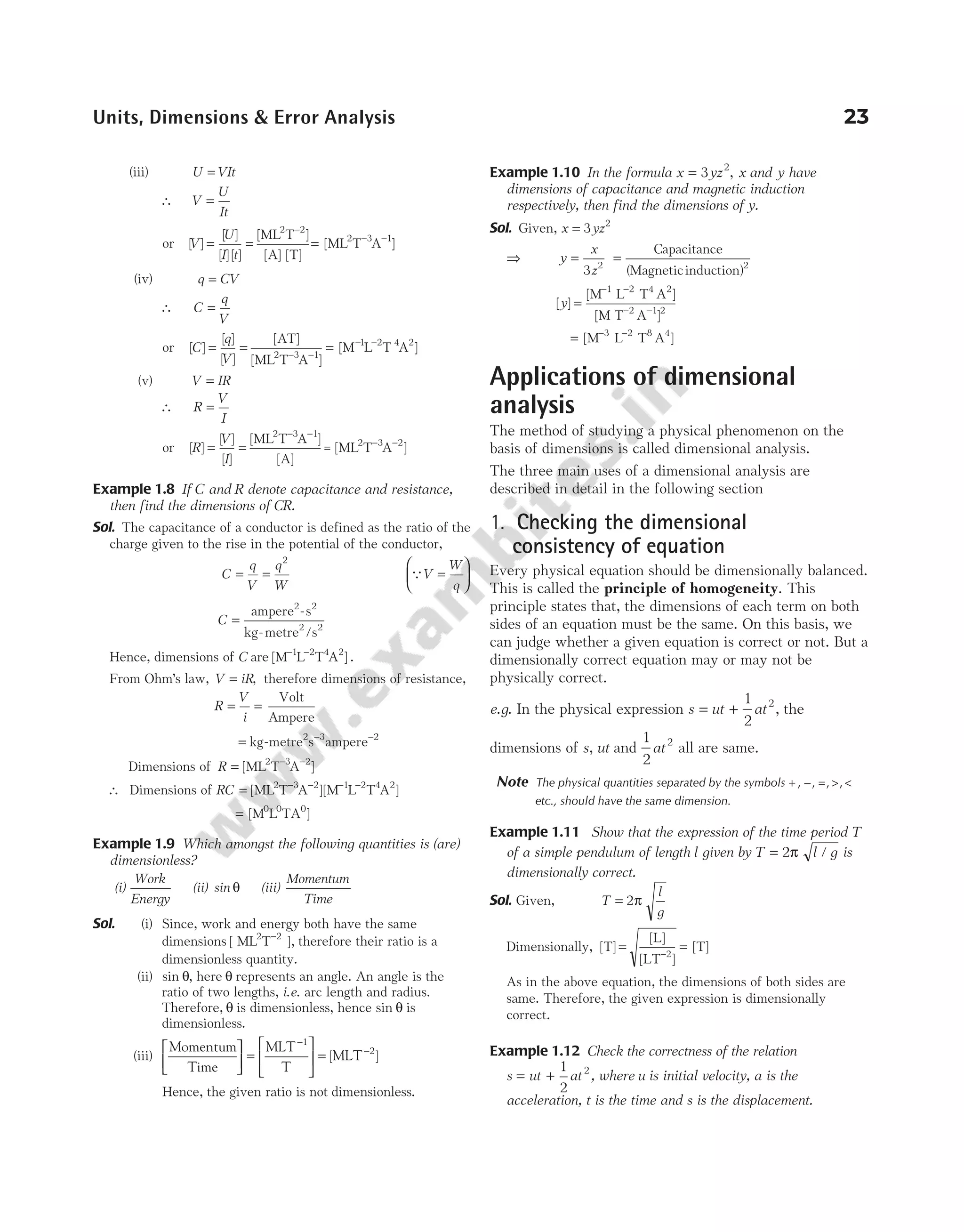 Arihant NEET Objective Physics Volume 1 By DC Pandey 2022 Edition.pdf