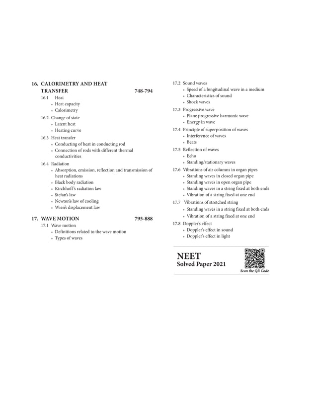 Arihant NEET Objective Physics Volume 1 By DC Pandey 2022 Edition.pdf