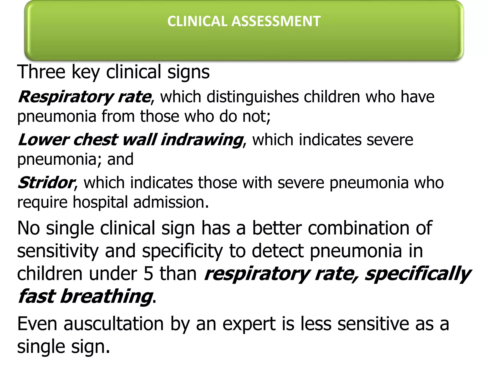 Acute respiratory tract infection control programme IMNCI pneumonia Dr ...