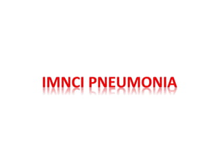 Acute respiratory tract infection control programme IMNCI pneumonia Dr ...