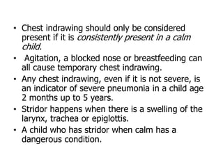 Acute respiratory tract infection control programme IMNCI pneumonia Dr ...