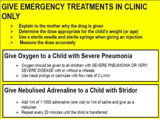 Acute respiratory tract infection control programme IMNCI pneumonia Dr ...